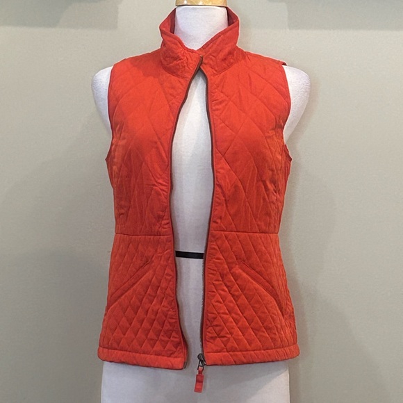 Talbots | Jackets & Coats | Talbots Size P Rust Orange Quilted Zip ...